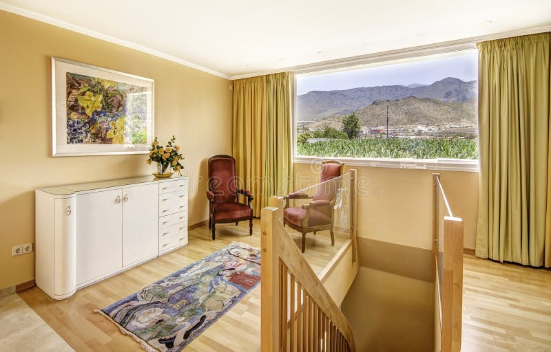 Hall in the villa stock image. Image of hall, floor, white - 54068087