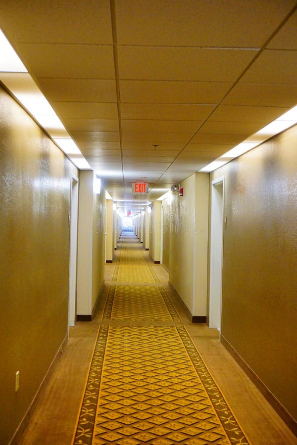 Hotel hall way stock image. Image of hanging, construction - 96102529