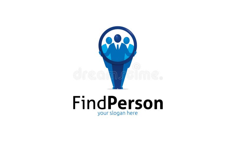 Hallazgo Person Logo ilustración del vector. Ilustración de hallazgo ...