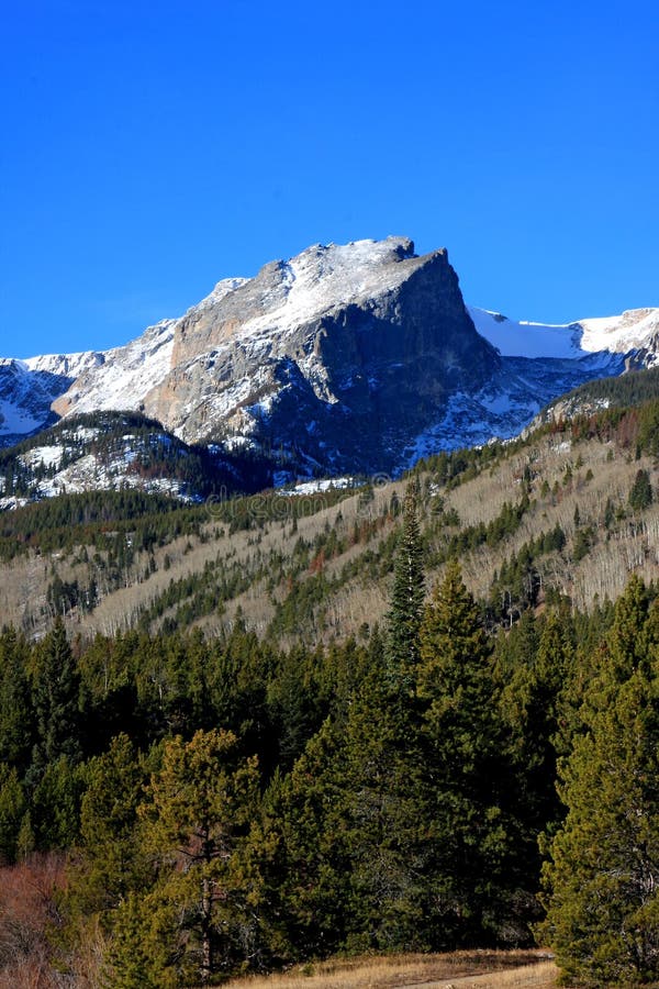 Hallett Peak stock image. Image of landscape, frozen, hallett - 7235659