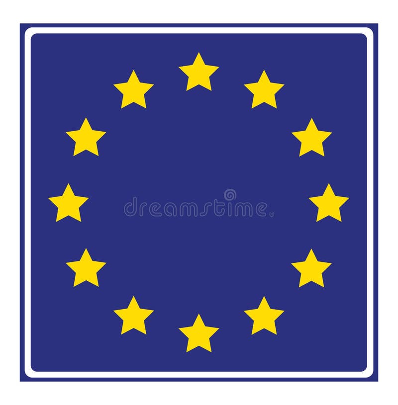 The Hallmark of the European Union. Vector Graphics Stock Vector ...