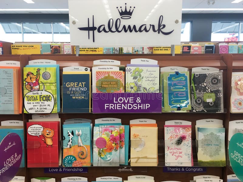 Hallmark Greeting Cards at Grocery Store Editorial Stock Photo - Image ... Hallmark Greeting Cards at Grocery Store Editorial Stock Photo - Image ...
