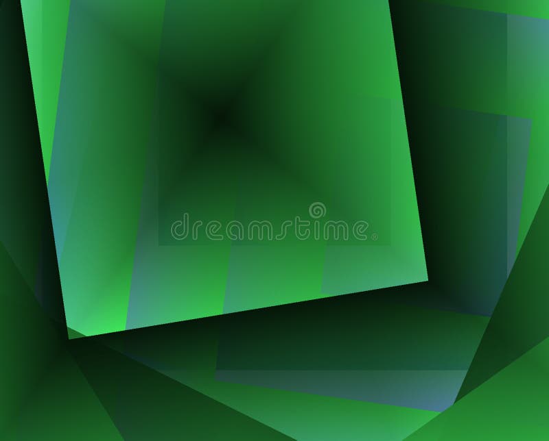 Hallow Green Shade Corner stock illustration. Illustration of green ...