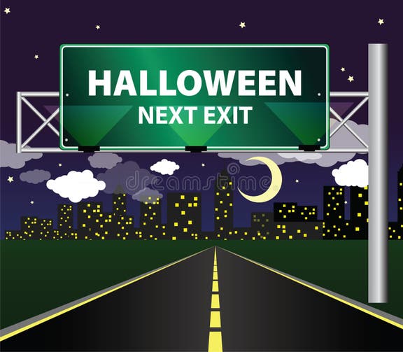 Halloween Exit Sign Stock Illustrations – 27 Halloween Exit Sign Stock ...