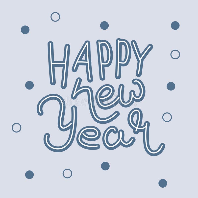 Happy New Year Script Stock Illustrations – 25,647 Happy New Year ...