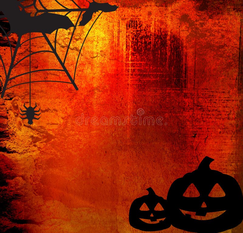 Halloween Abstract Background Stock Illustration - Illustration of fall ...