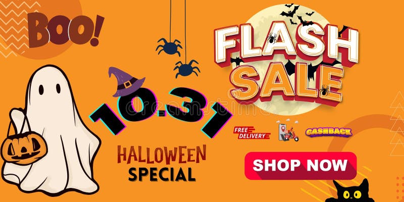 Halloween Background Design with Product Display and Festive Elements ...