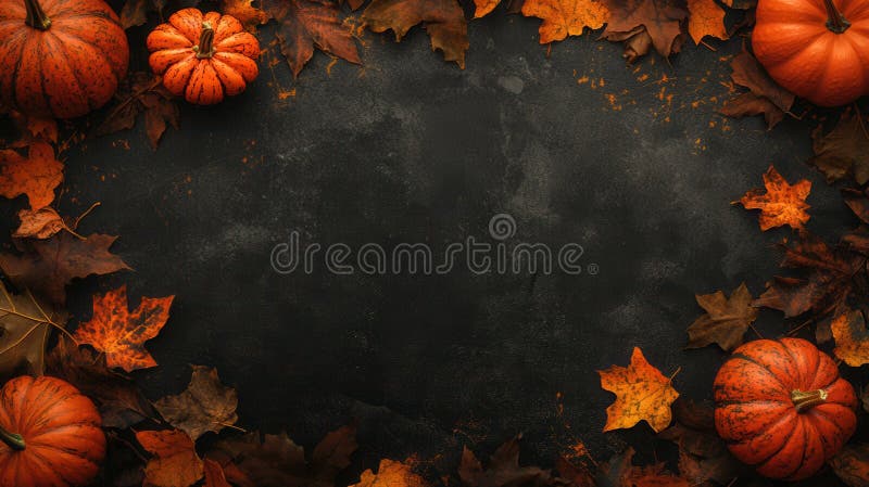 Halloween Background with Empty Space for Spooky Design Elements Stock ...