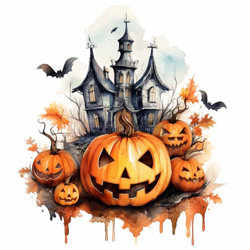 Halloween Background Ghosts Magic Halloween Background Spooky Spotlight ...