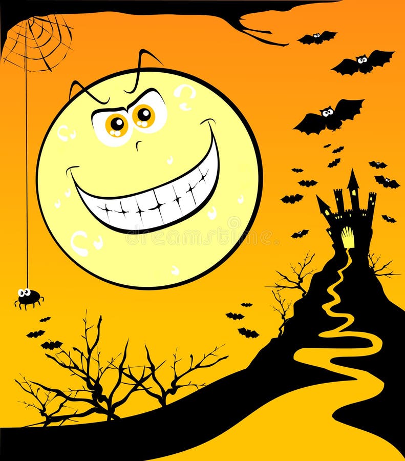 Giant Grinning Moon Stock Illustrations – 10 Giant Grinning Moon Stock ...