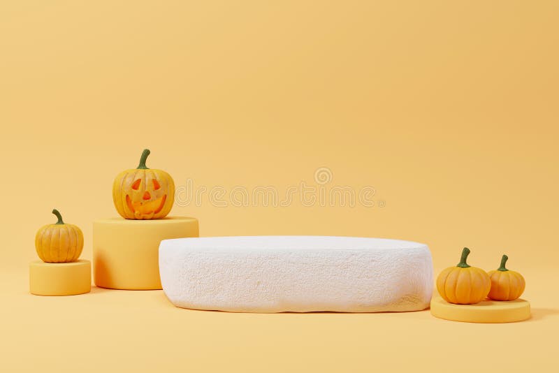 Halloween Background with Podium for Product Display. Stock ... Halloween Background with Podium for Product Display. Stock ...