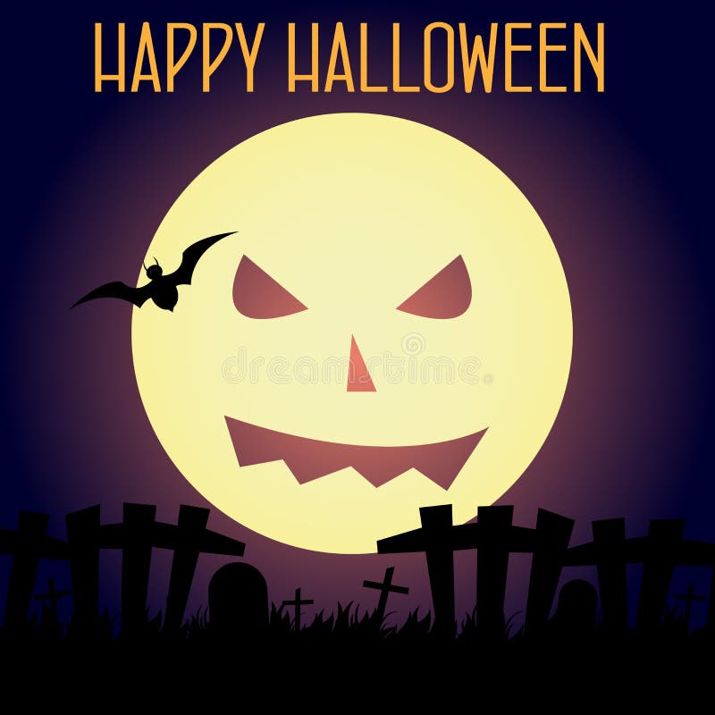 Happy Halloween background stock vector. Illustration of celebrate ...