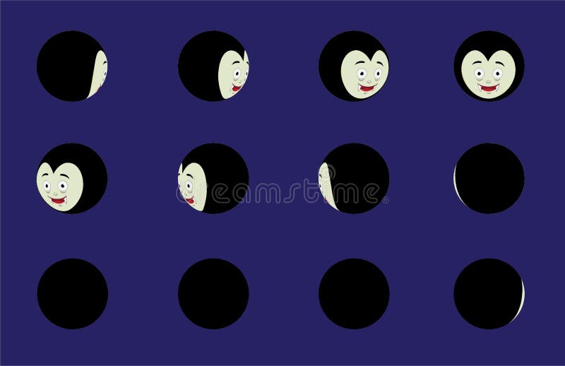 Man Head Animation stock vector. Illustration of animation - 115196558