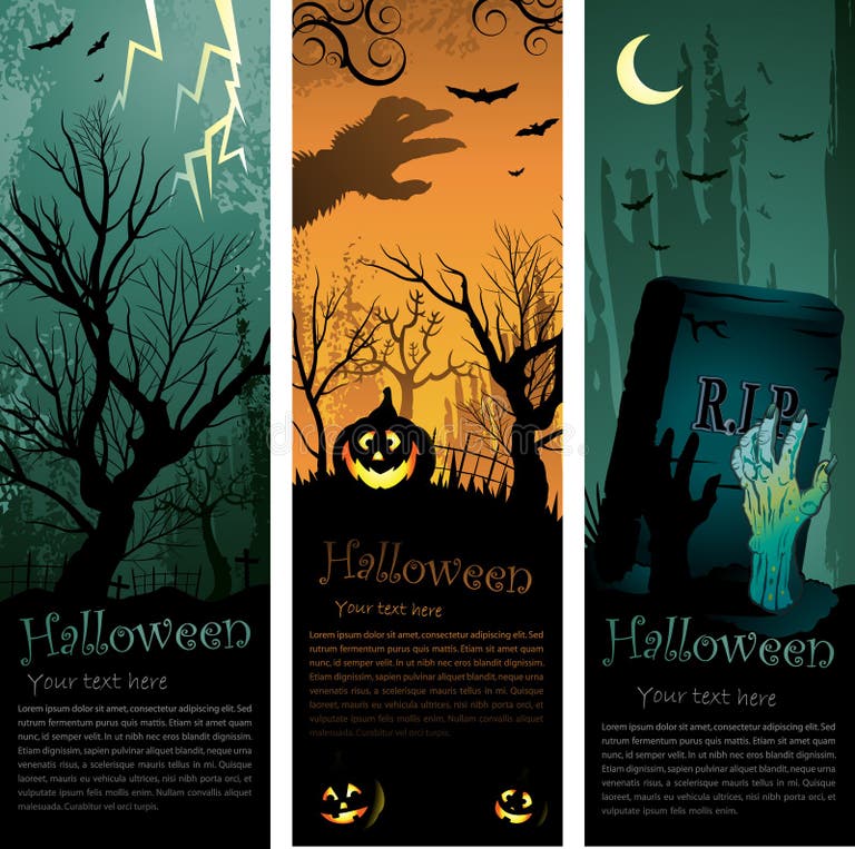 Horror Banners Stock Illustrations – 5,810 Horror Banners Stock ...