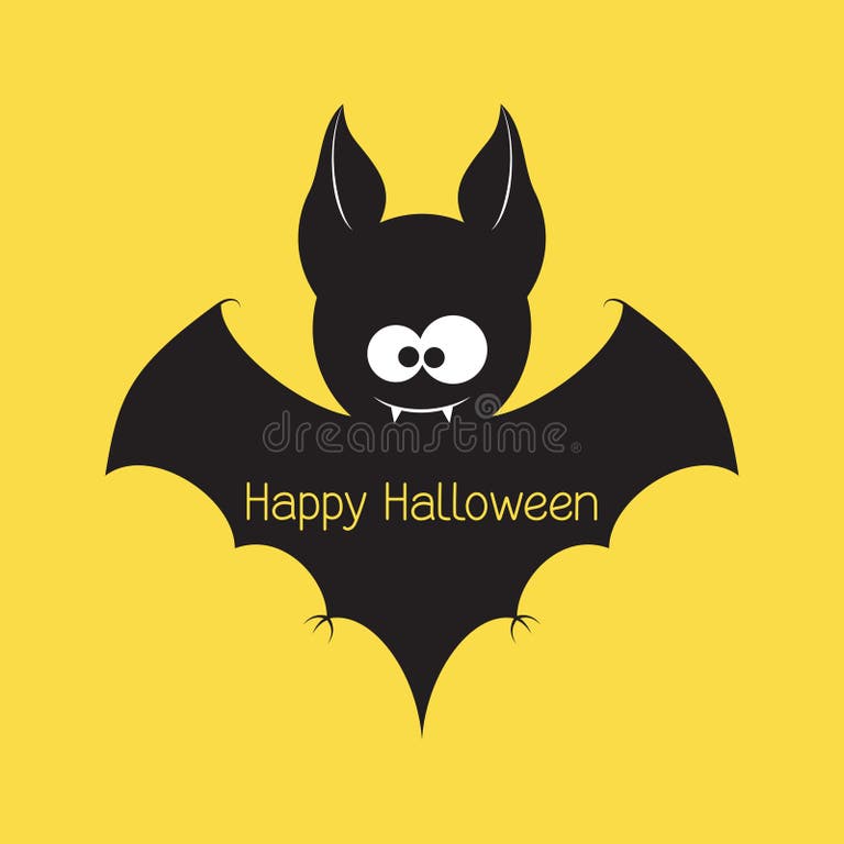 Halloween bat stock vector. Illustration of grin, celebration - 43135037