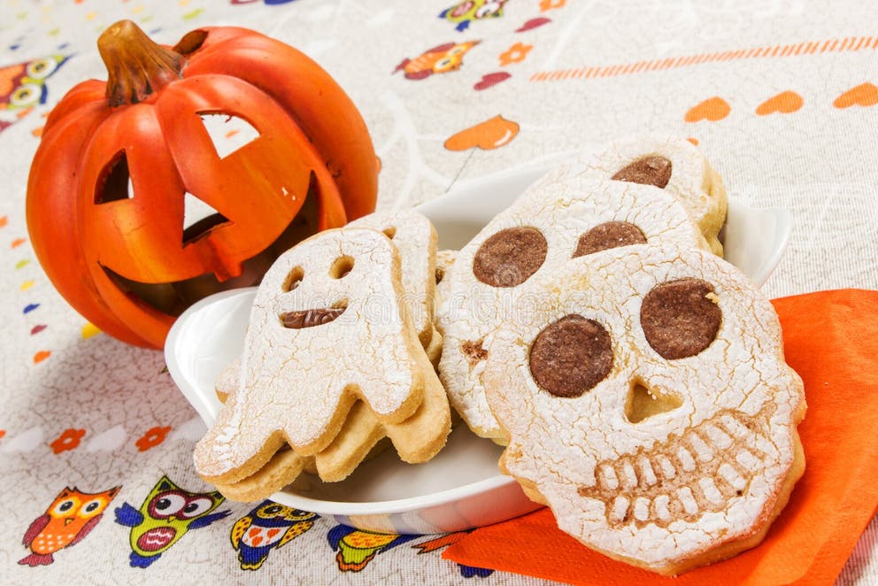Halloween biscuits stock photo. Image of decoration, halloween - 45245710