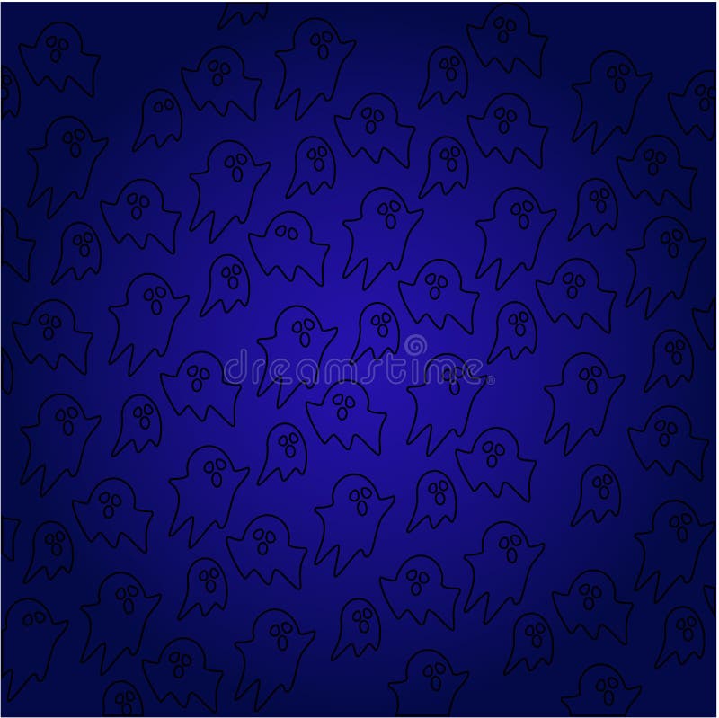 Halloween blue background stock vector. Illustration of halloween ...