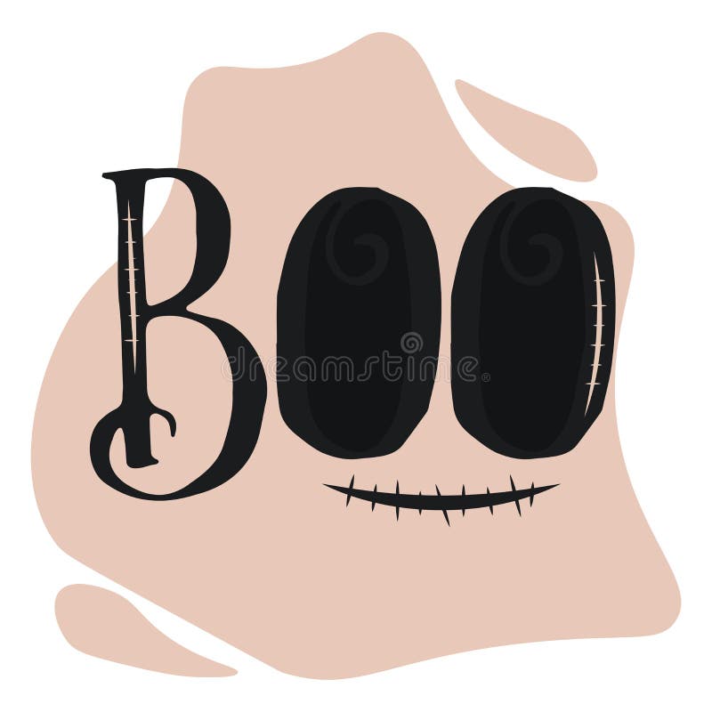 Halloween boo expression stock vector. Illustration of child - 200228717