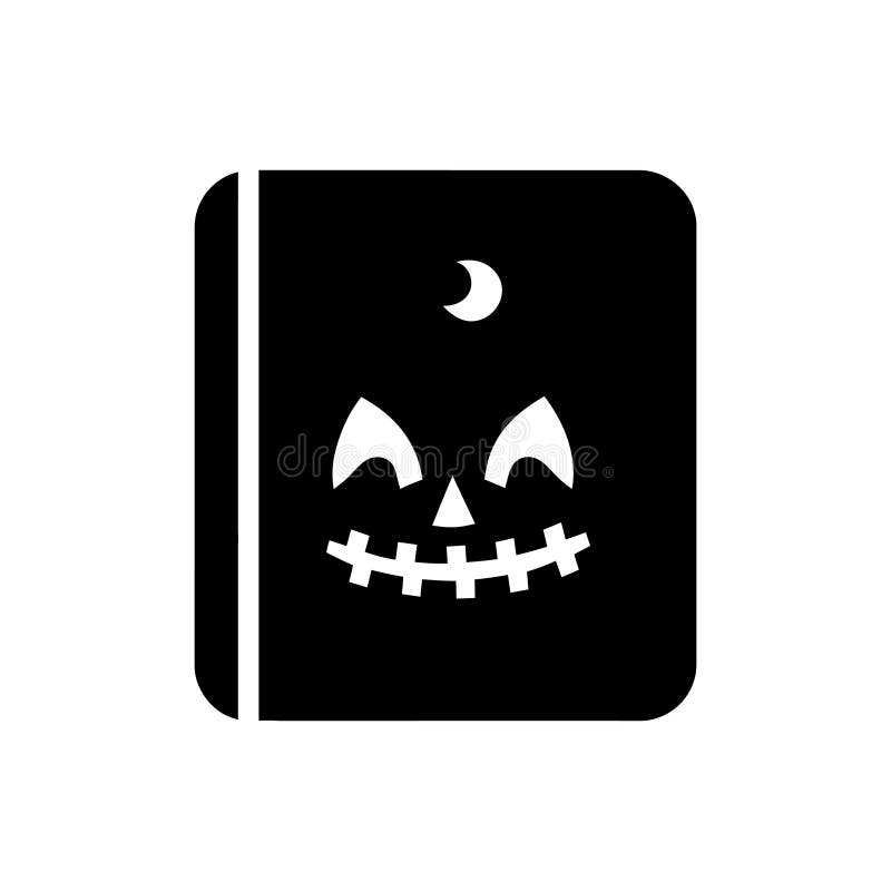 Halloween book icon stock vector. Illustration of magic - 306214419