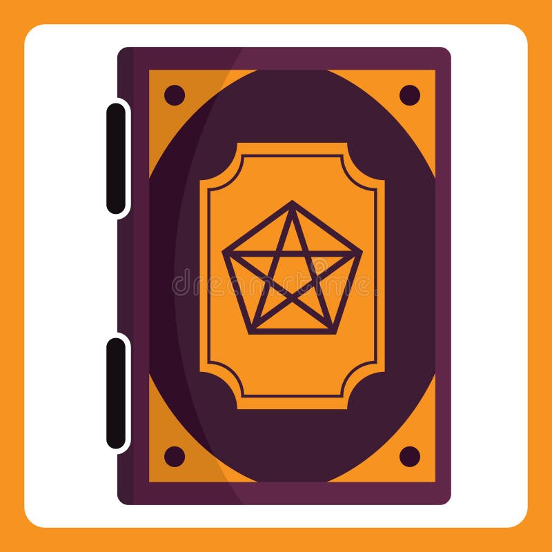 Halloween Book. Vector Illustration Decorative Design Stock Vector ...