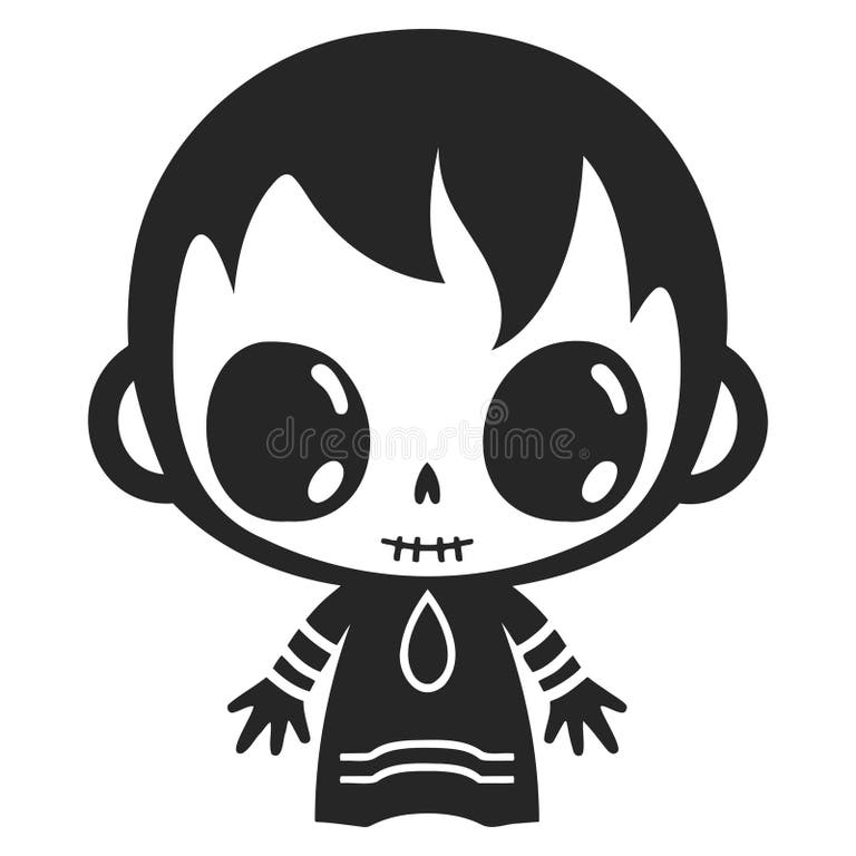 Halloween. Boy Frankenstein Stock Vector - Illustration of vector, xray ...