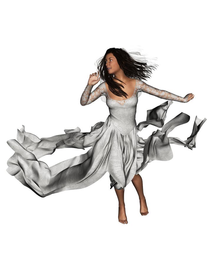 Ghost bride stock illustration. Illustration of graveyard - 124908297