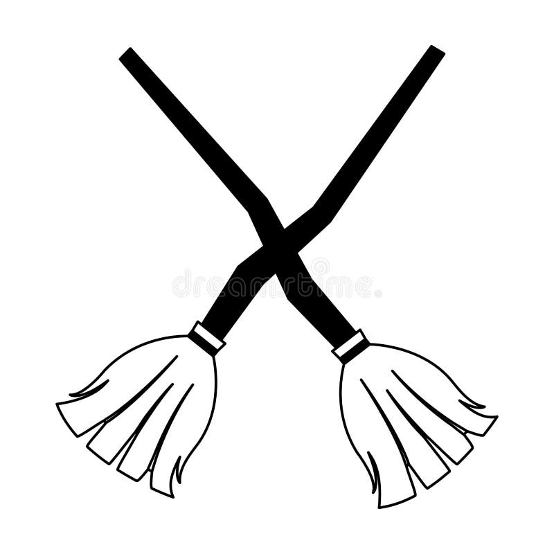 Witch Crossed Stock Illustrations – 402 Witch Crossed Stock ...