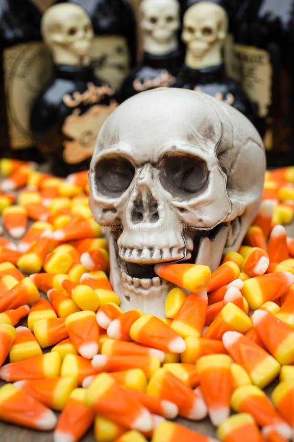 Halloween Candy Corn stock image. Image of creepy, candy - 33373571