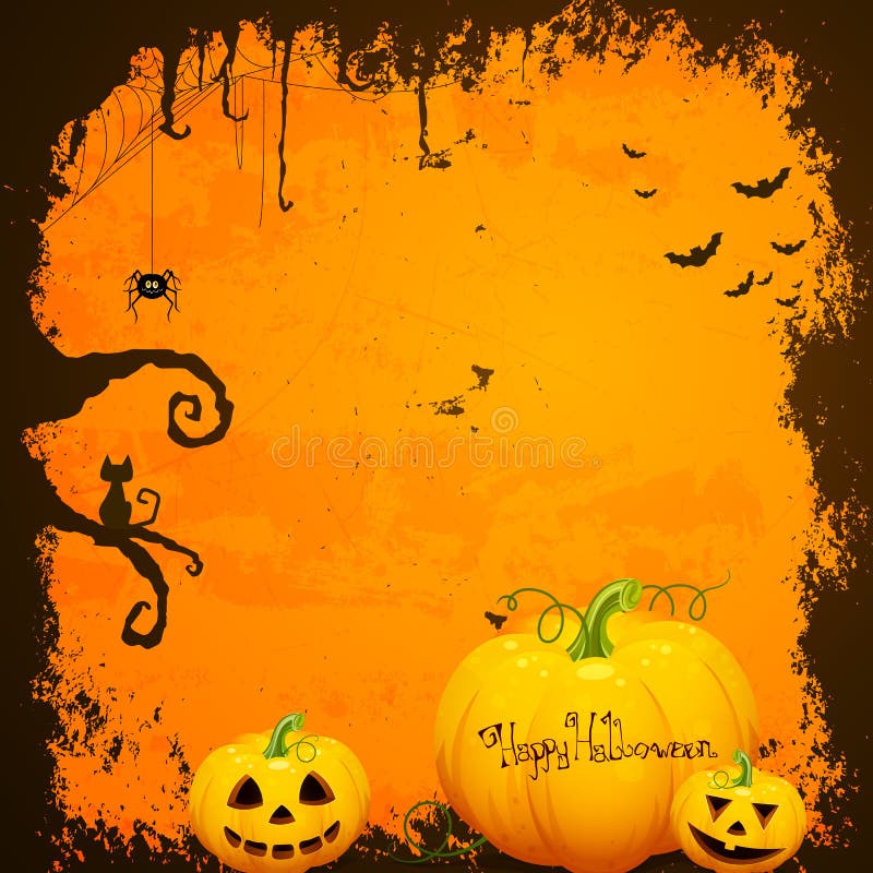 Halloween Card stock illustration. Illustration of cheerful - 35311549