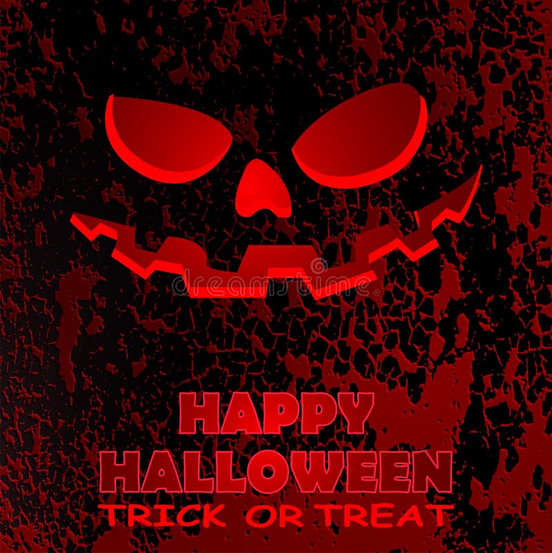 Halloween card 07 rad stock vector. Illustration of halloween - 78055763