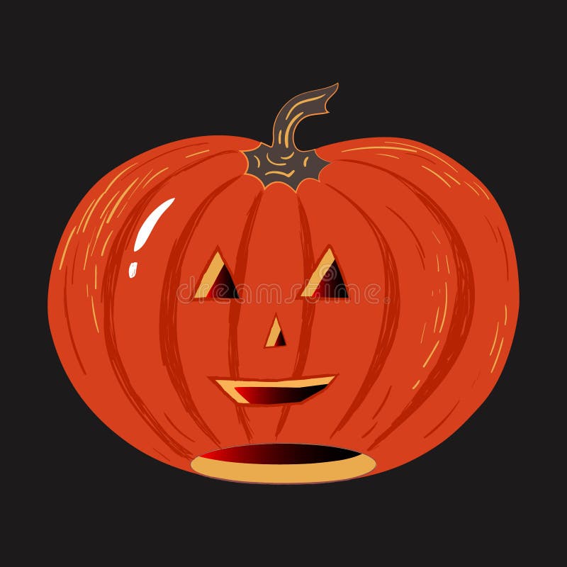 Halloween Carved Pumpkin Head. Stock Vector - Illustration of carving ... Halloween Carved Pumpkin Head. Stock Vector - Illustration of carving ...