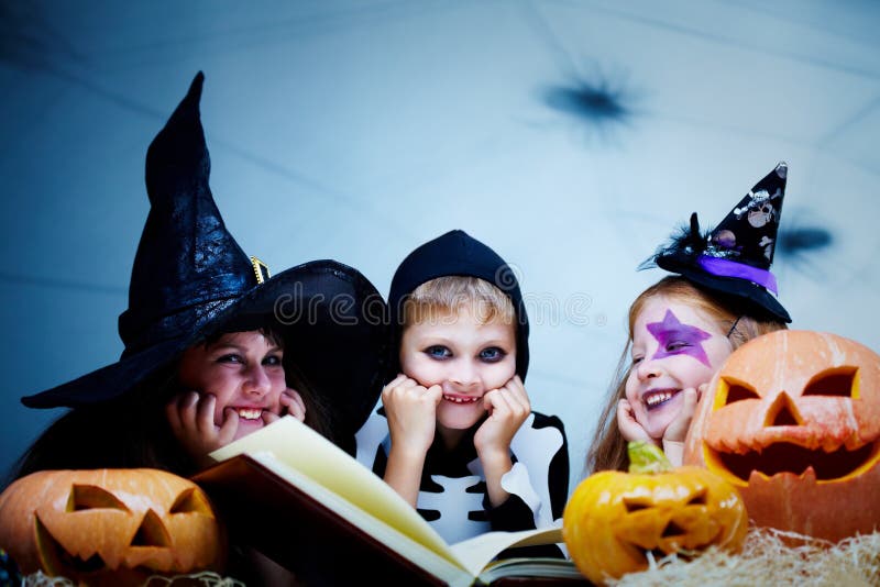 Halloween children stock photo. Image of witch, halloween - 77338014