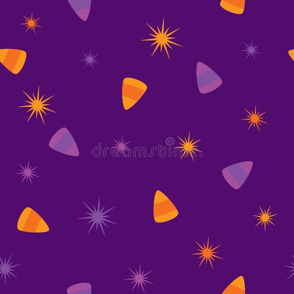 Halloween Colorful Candy Corns Seamless Repeat Design Stock Vector ...