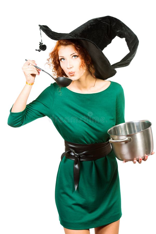 Halloween cook stock photo. Image of person, carnival - 34559930