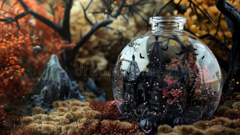 Halloween Craft Creating a Multi-essence Atmosphere, Conjuring a Blend ...