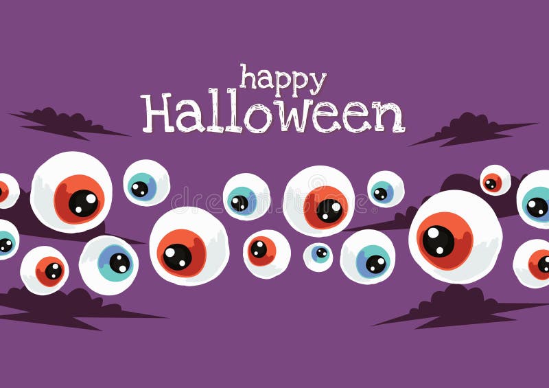Halloween Cute Item Banner Vector Design Stock Vector - Illustration of ...