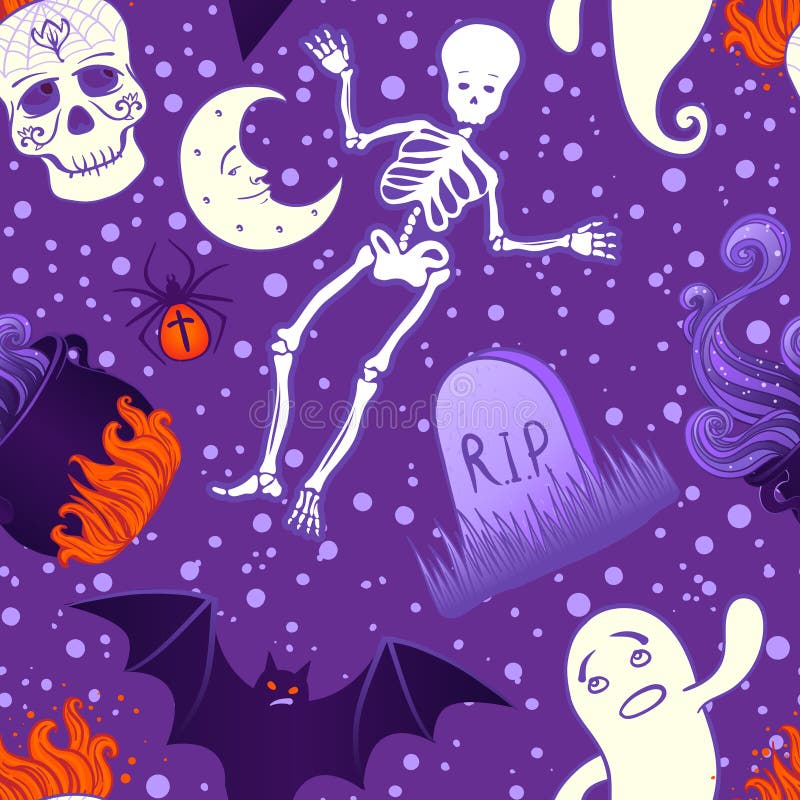 Spooky Cute Pattern Stock Illustrations – 18,275 Spooky Cute Pattern ...