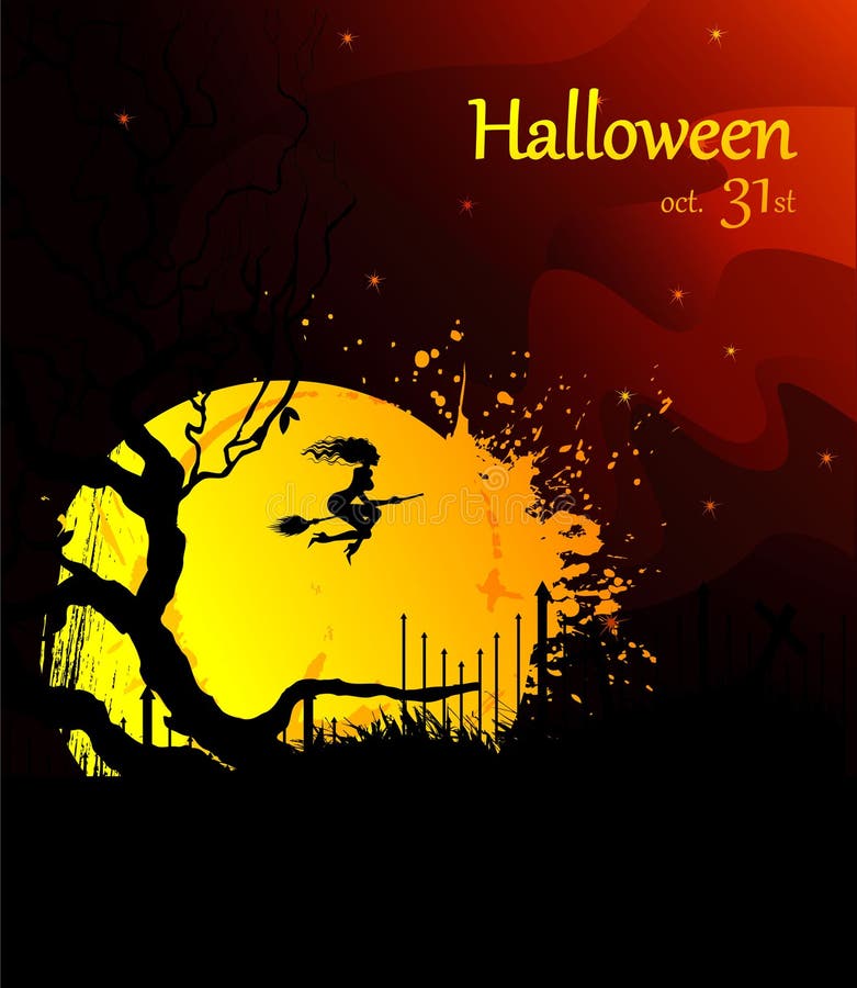 Halloween dark back stock vector. Illustration of celebrate - 21532682
