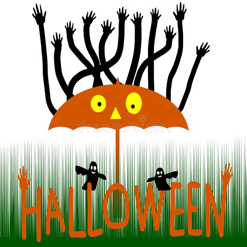 Halloween day vector stock illustration. Illustration of celebration ...