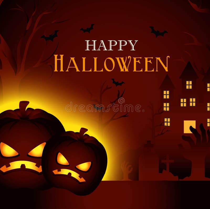 Halloween design. stock vector. Illustration of creepy - 58827138