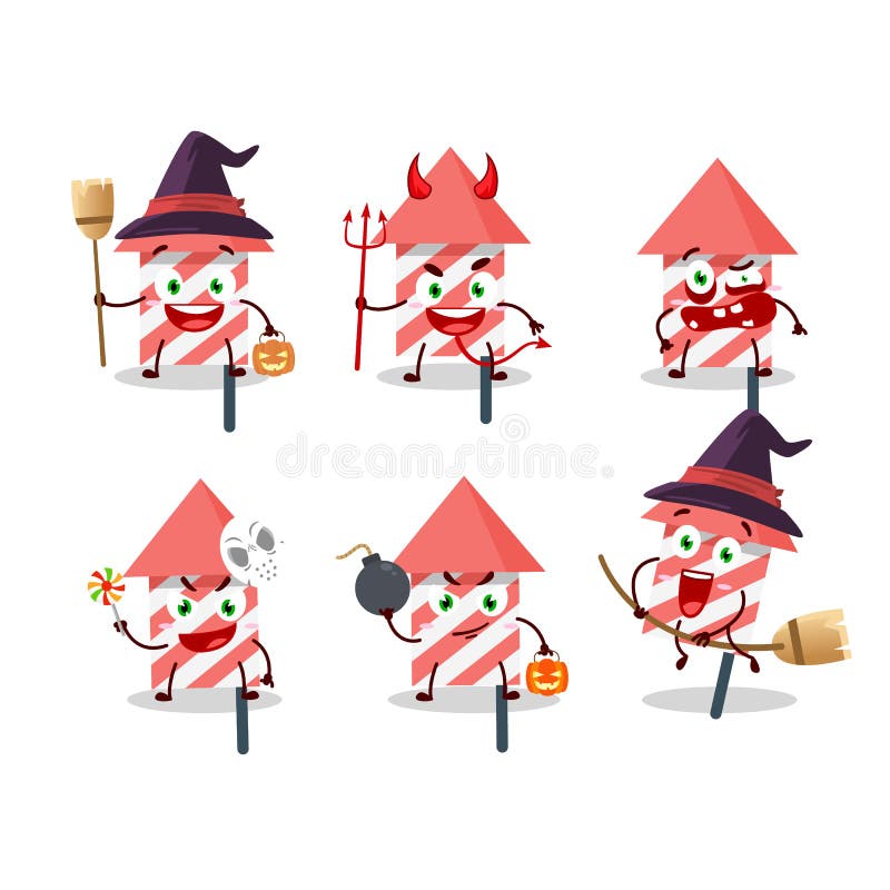 Fire Cracker Cartoon Character with Cute Emoticon Bring Money Stock ...