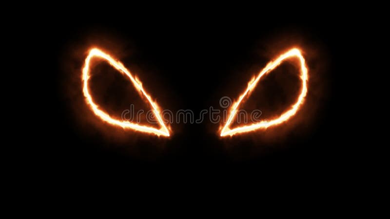Halloween Eye Fire in PNG Format with ALPHA Transparency Channel Stock ...