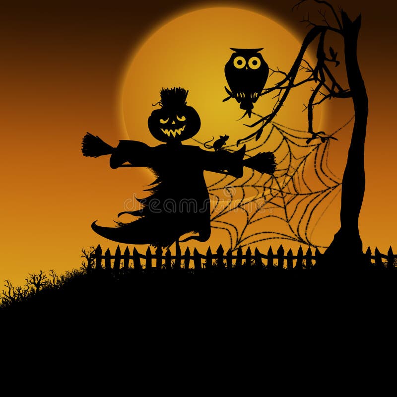 Halloween fantasmagórico 5 stock de ilustración. Ilustración de ...