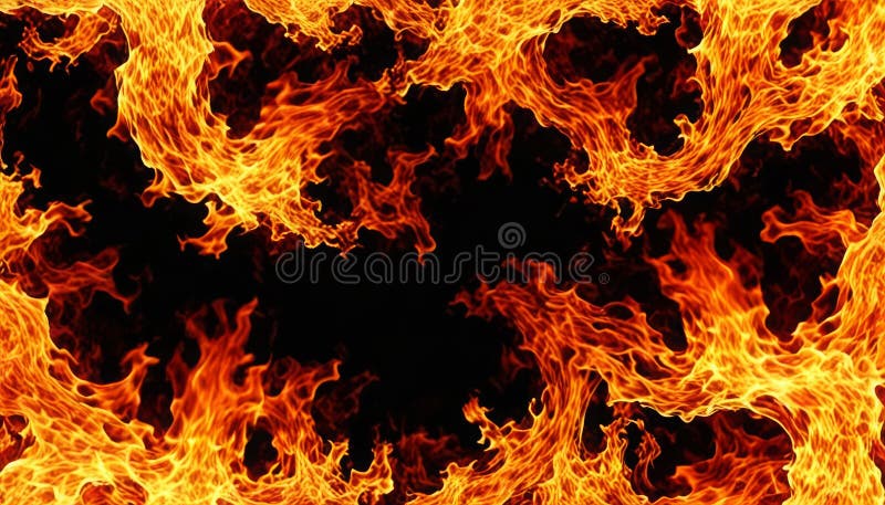 Halloween Fire Background. an Abstract Fire Halloween Background Stock ...