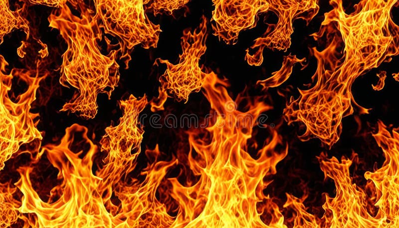 Halloween Fire Background. an Abstract Fire Halloween Background Stock ...