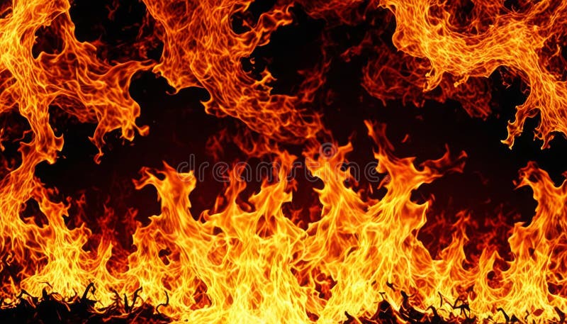 Halloween Fire Background. an Abstract Fire Halloween Background Stock ...