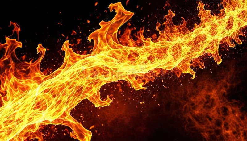 Halloween Fire Background. an Abstract Fire Halloween Background Stock ...