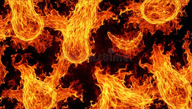 Halloween Fire Background. an Abstract Fire Halloween Background Stock ...