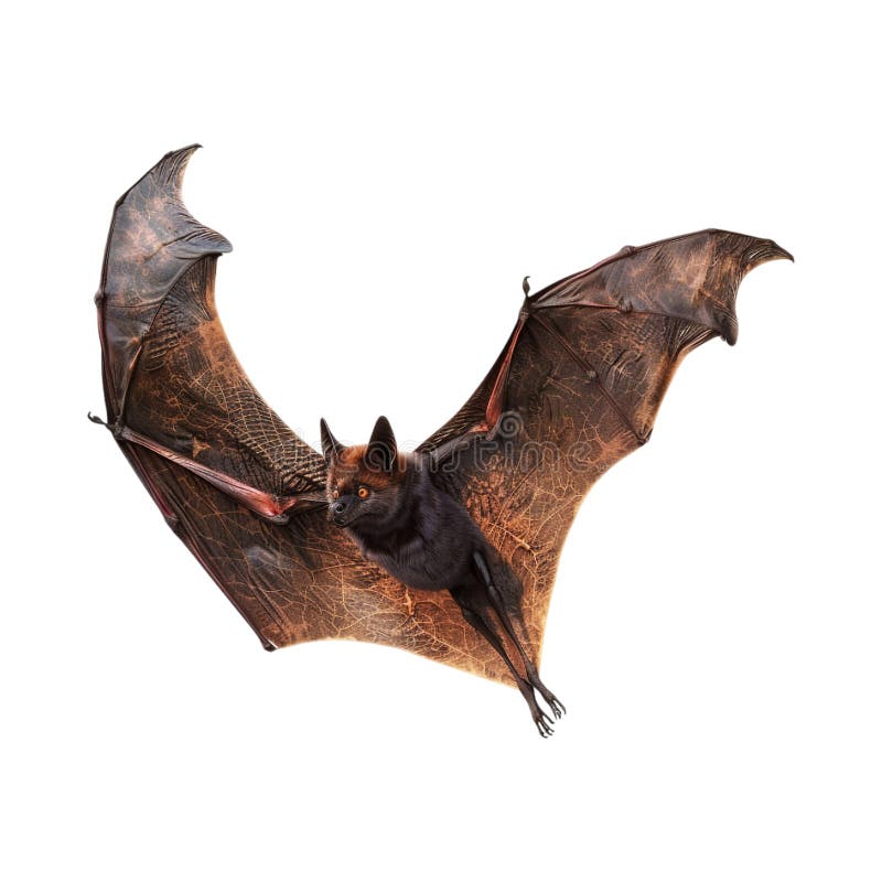 Set of Halloween Flying Bats for Your Design, Game, Card. Big ...