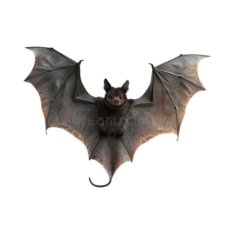Set of Halloween Flying Bats for Your Design, Game, Card. Big ...
